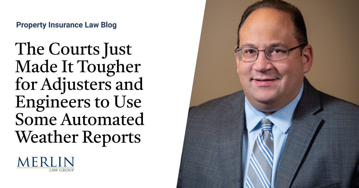 The Courts Just Made It Tougher for Adjusters and Engineers to Use Some ...
