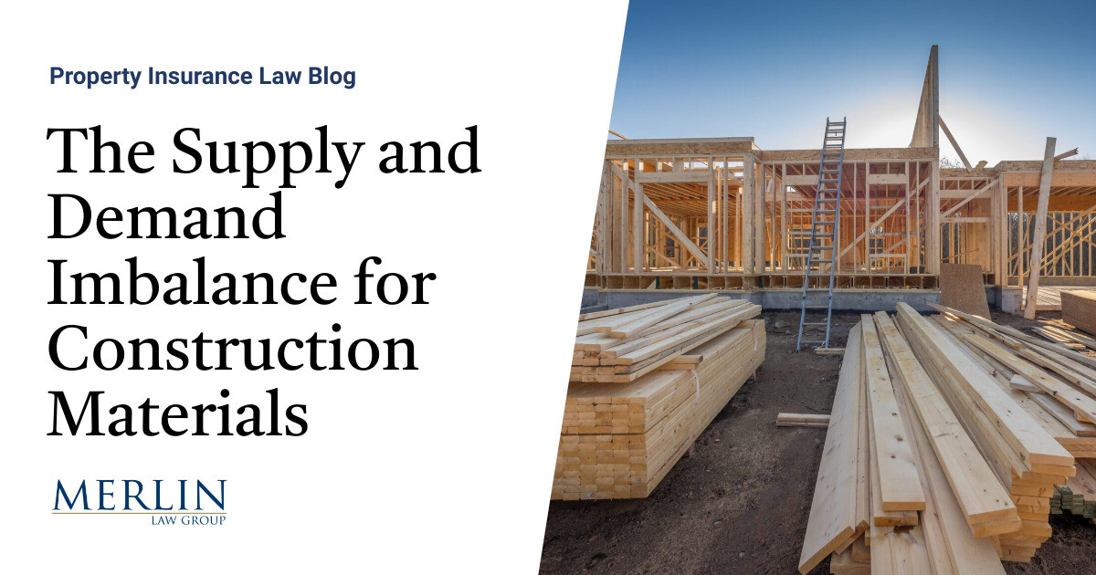 The Supply and Demand Imbalance for Construction Materials | Property ...