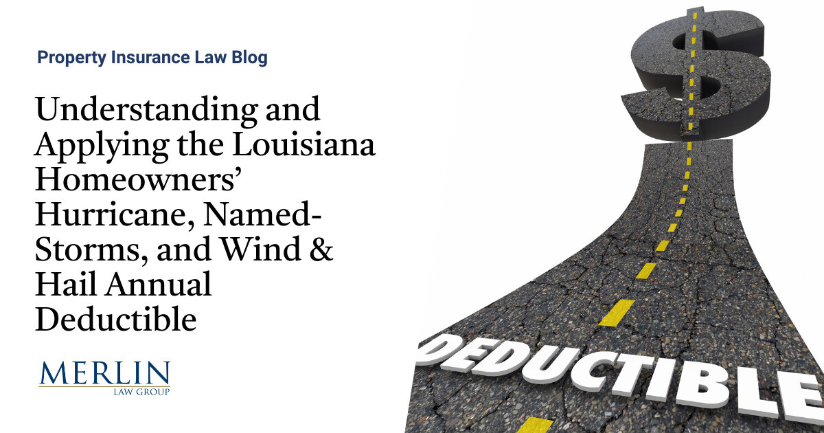 Understanding and Applying the Louisiana Homeowners’ Hurricane, Named ...